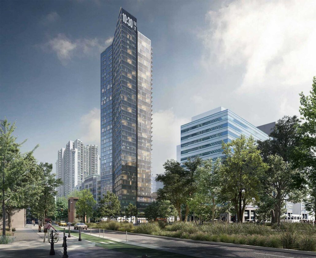 Renderings Revealed for 40-Story Tower Above Jersey City's Newport PATH ...